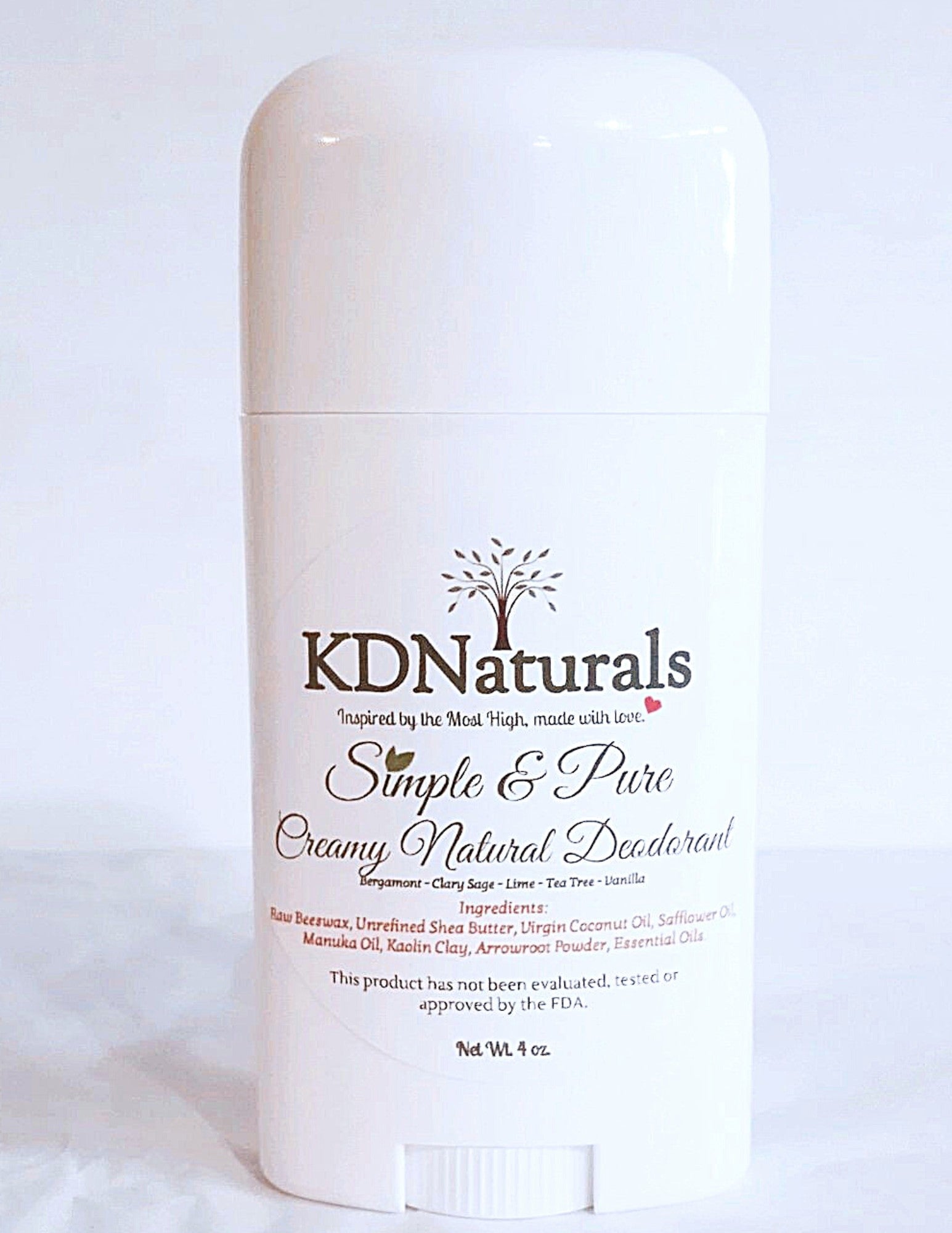 Simple & Pure Creamy Natural Deodorant 4 oz. – KDNaturals